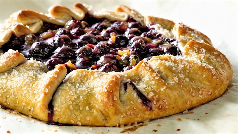 Fresh Blueberry Crostata - Marcy Goldman's Better Baking